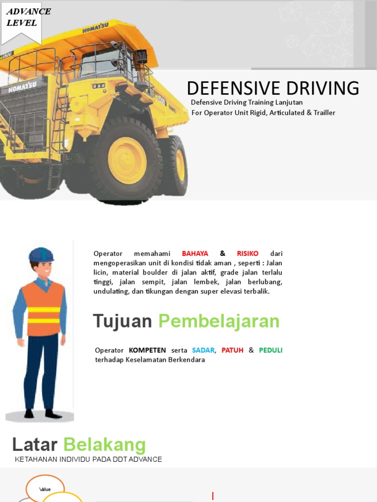Materi Defensive Driving Training | PDF