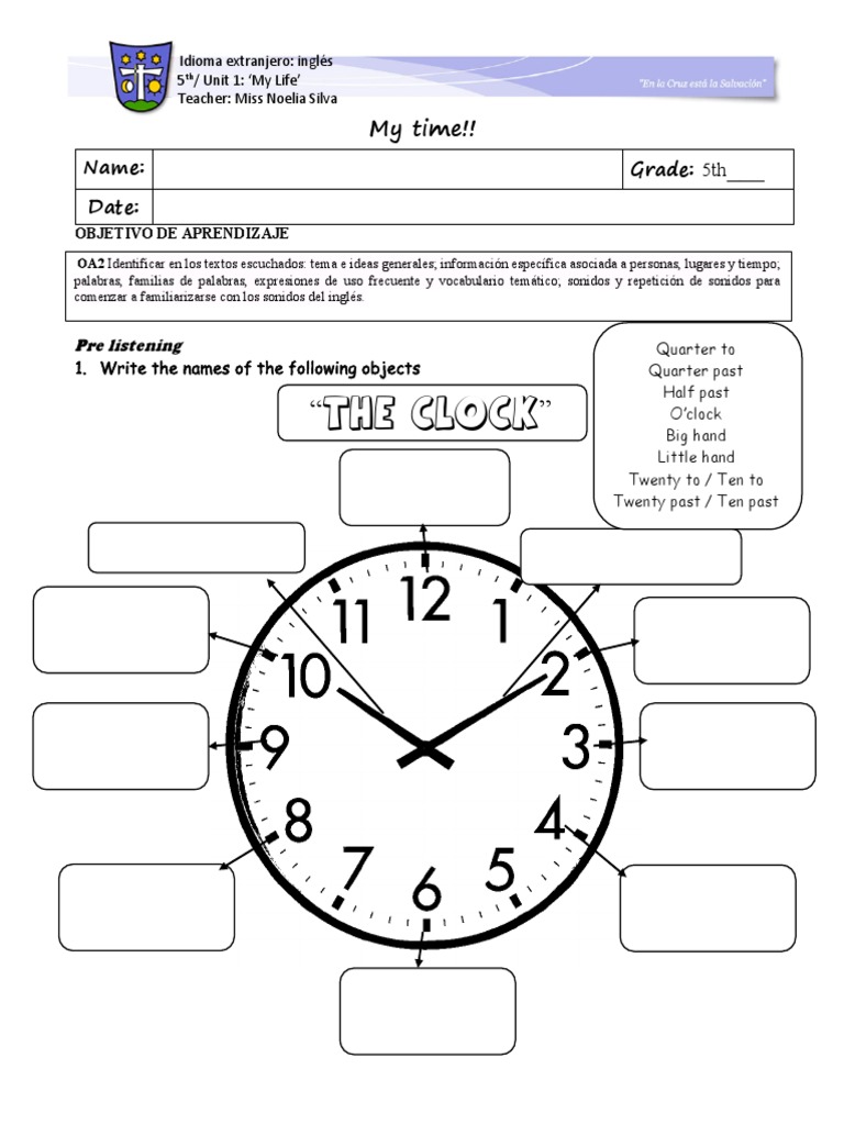Ingles - 5º - Guia Time Listening | PDF