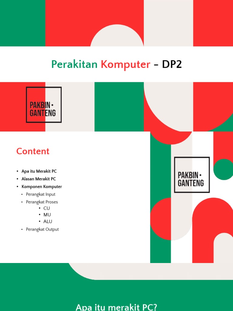 Perakitan Komputer - DP2 | PDF