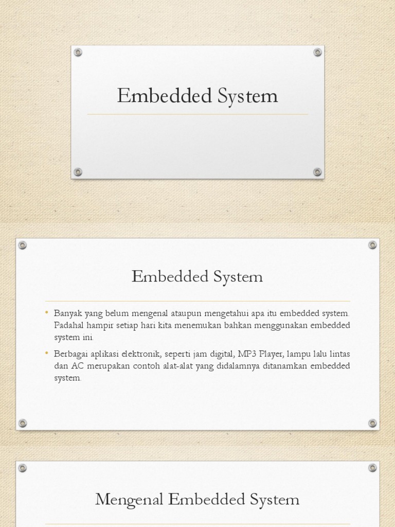 Materi XI Embedded System | PDF