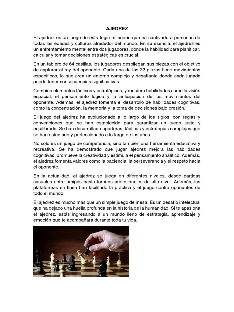 AJEDREZ | PDF