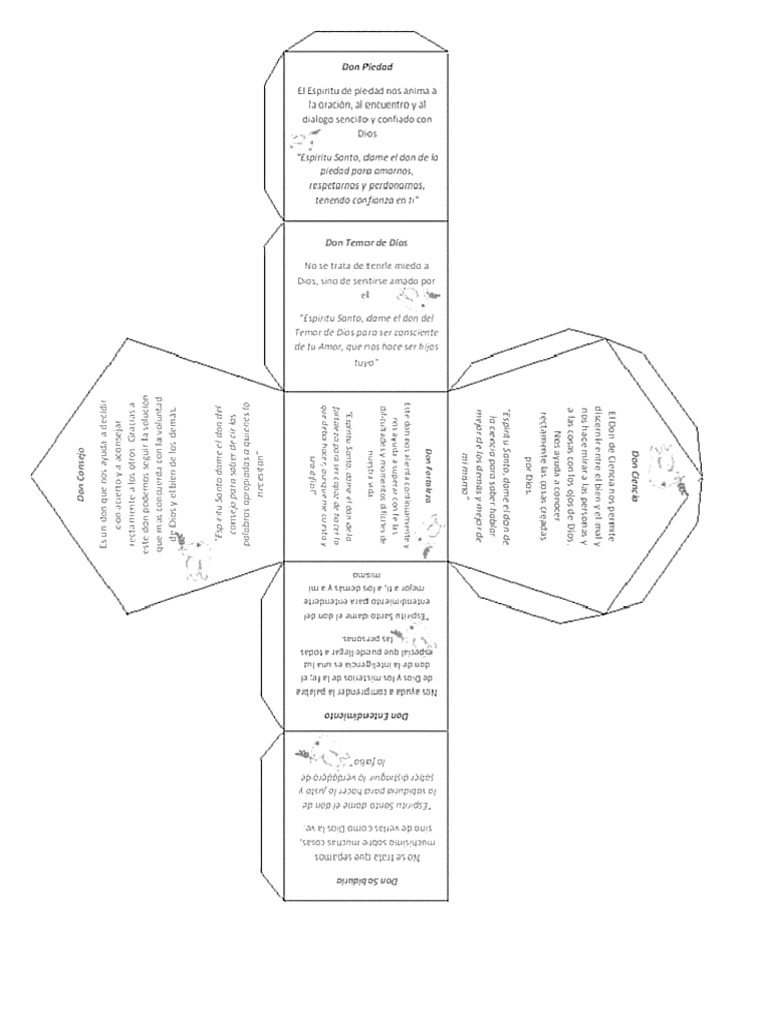 HEPTAEDRO DE LOS DONES DEL ESPÍRITU SANTO | PDF