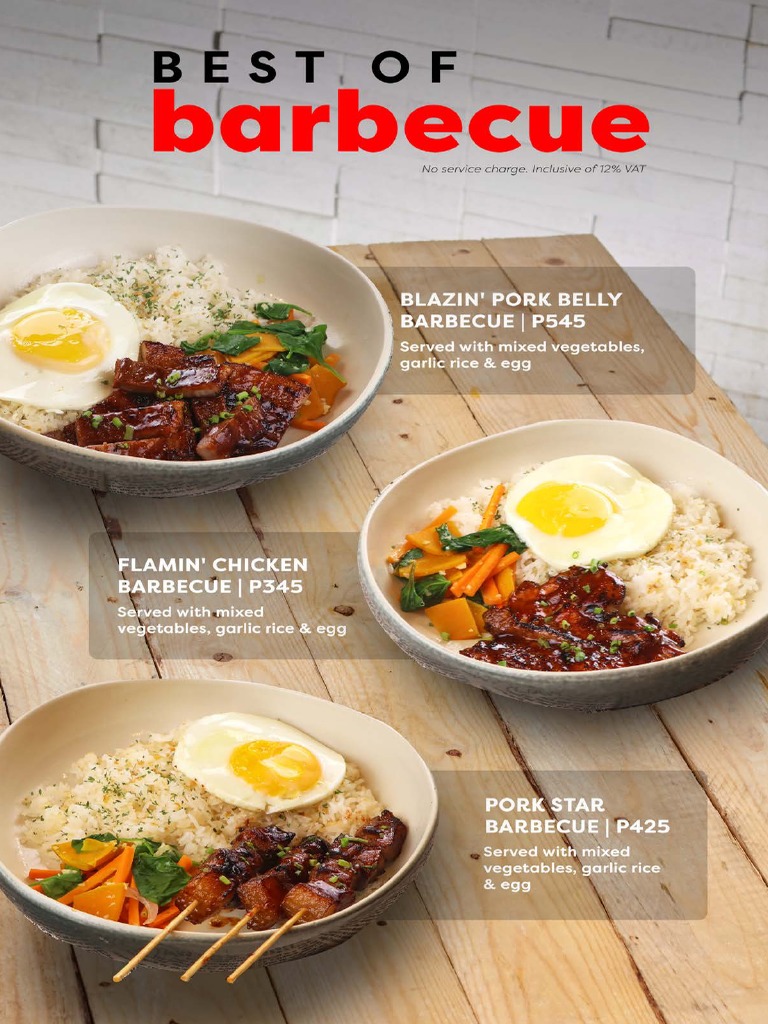 Menu 2 | PDF | Pancake | Hamburgers