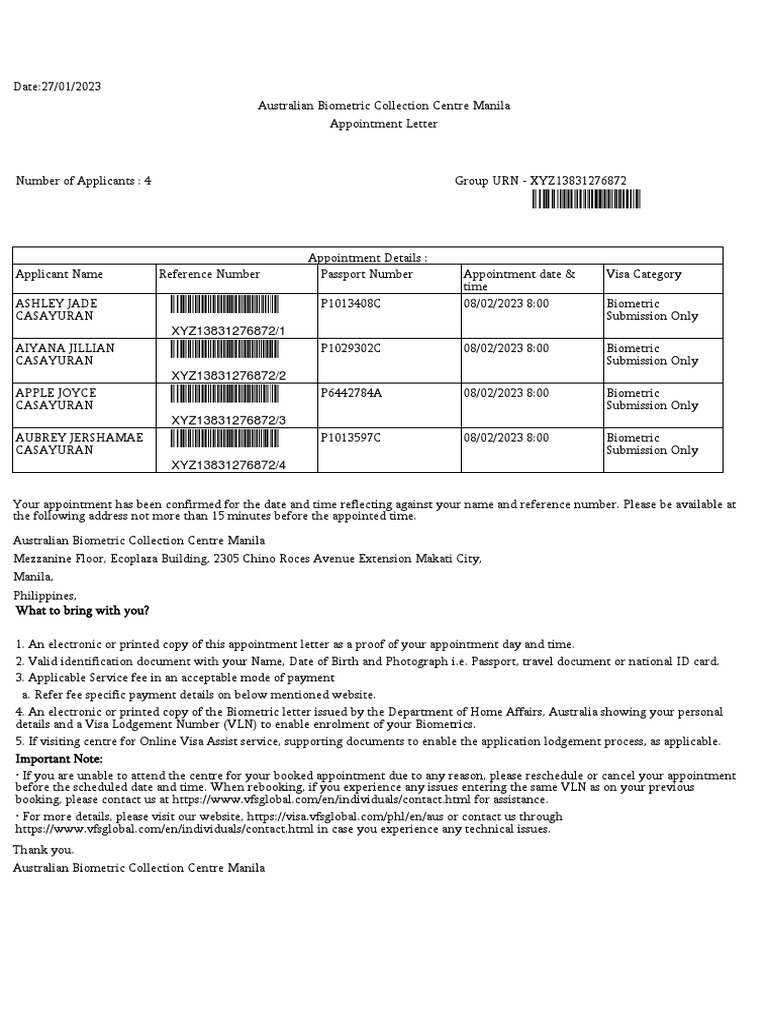 XYZ13831276872 | PDF | Identity Document | Travel Visa