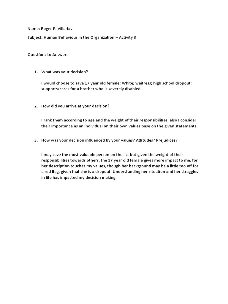 Ethical Decision-Making in Organizations | PDF