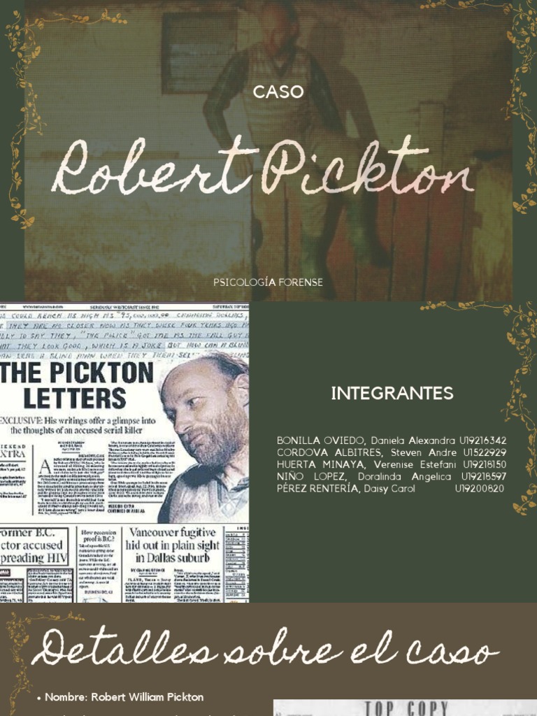 Caso Robert Pickton | PDF | Asesinato | Mala conducta