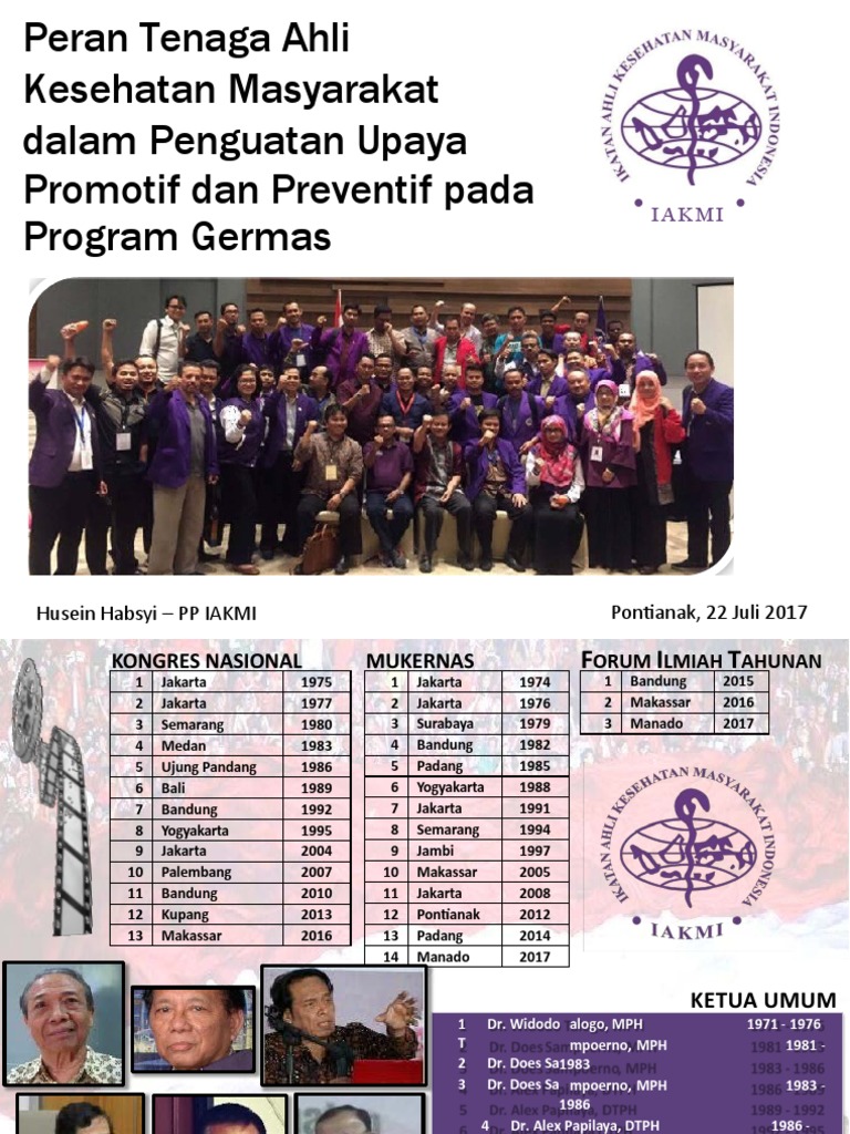 Presentasi Kalbar Germas Iakmi | PDF