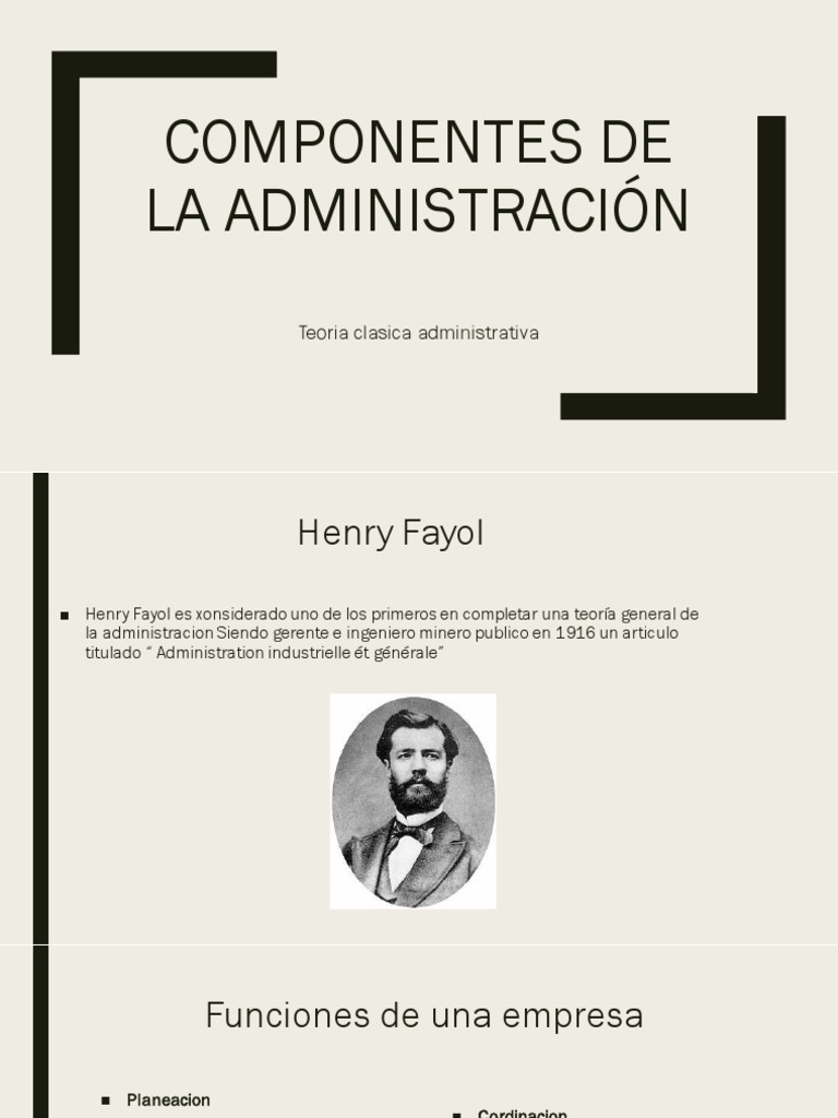 Henri Fayol | PDF | Relaciones personales, crianza y desarrollo personal