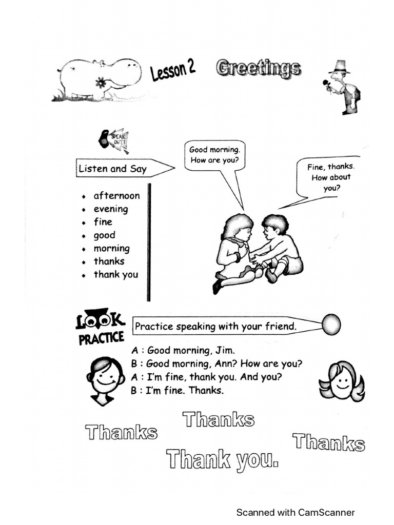 English Prathom 1 Lesson 2 Pdf