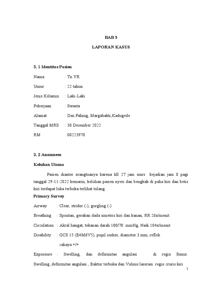 Femur-Tibia-Fibula 1 | PDF