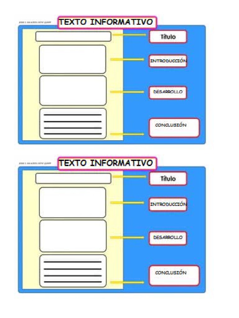 Estructura Texto Infoprmativo | PDF