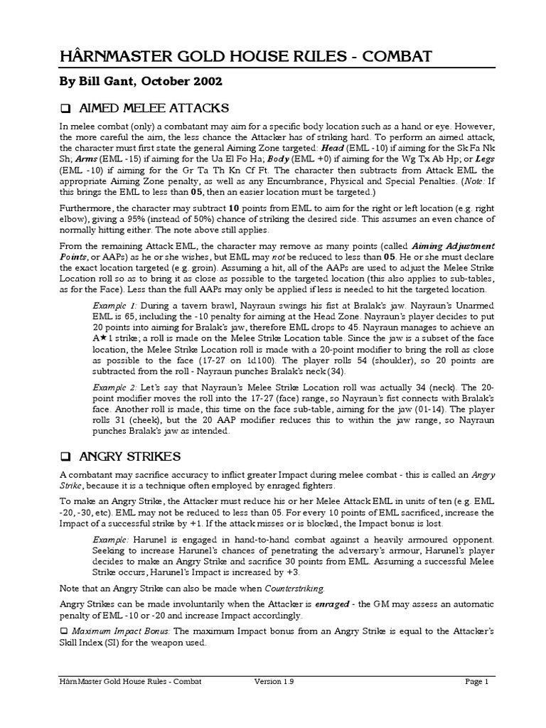 HMG HR Combat | PDF | Shield