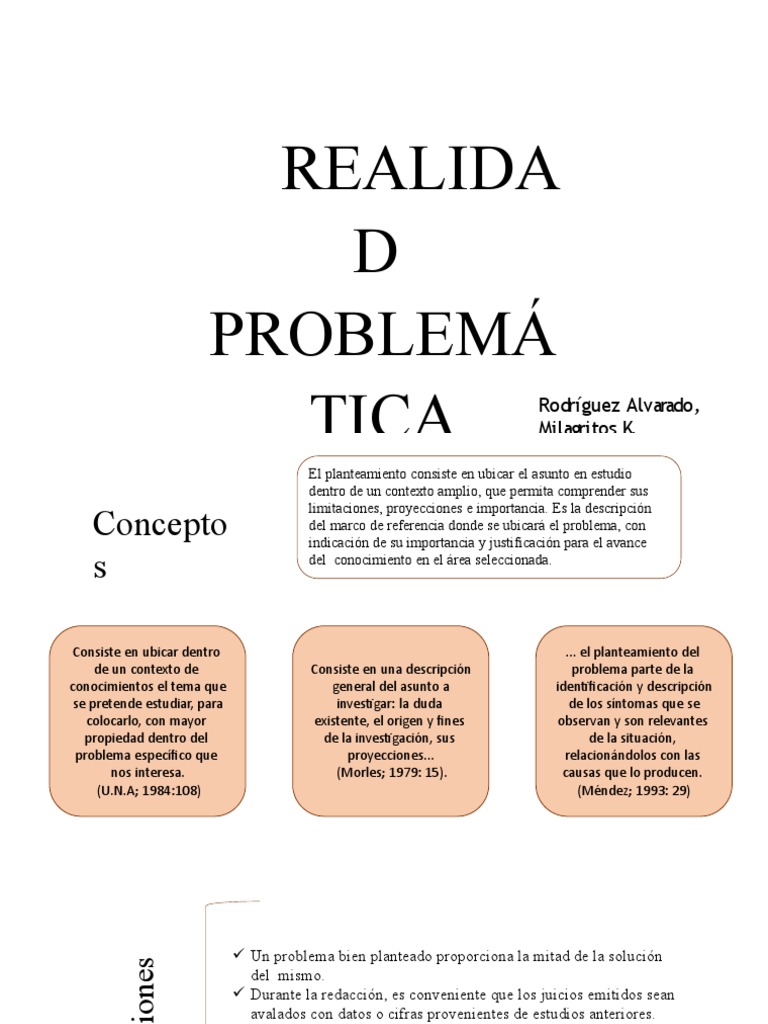 Realidad Problemática | PDF