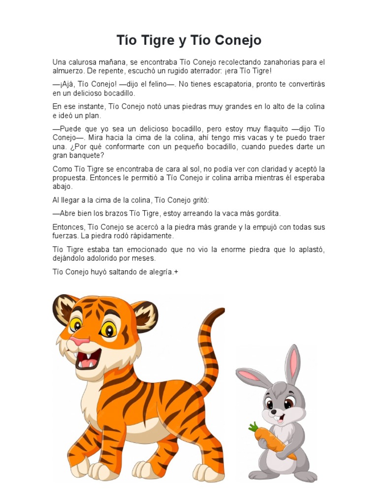 Tío Tigre Y Tío Conejo Pdf