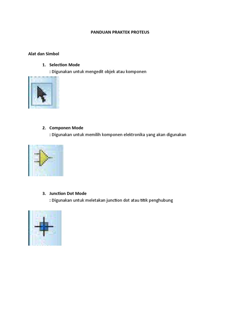 Panduan Praktek Proteus Lengkap | PDF