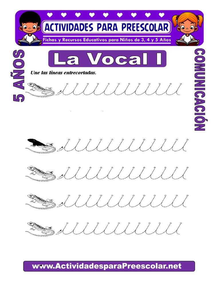 Actividades para la Vocal I | PDF