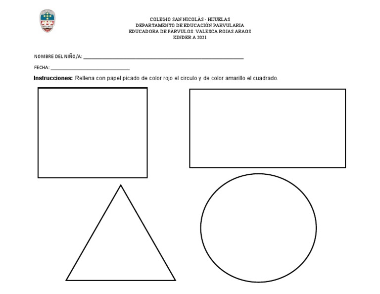 figuras geométricas circulo-cuadrado | PDF