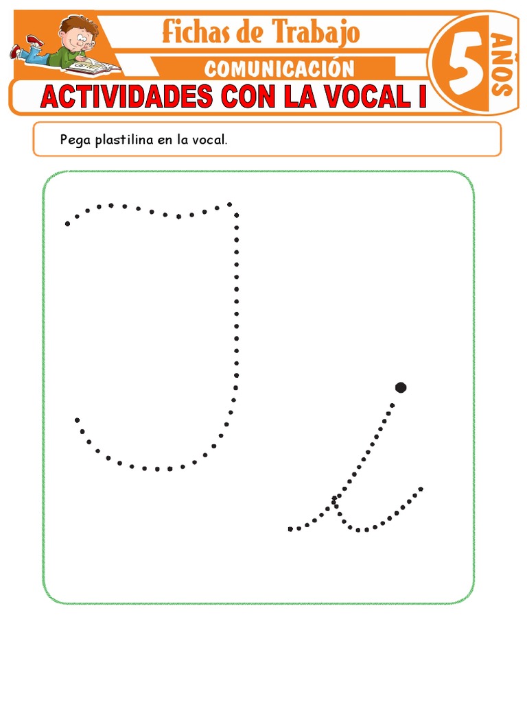 Actividades Con La Vocal I para Ninos de 5 Anos | PDF