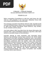 Teks UUD 1945 PDF Untuk Upacara | PDF