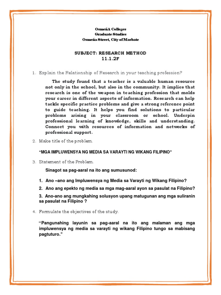 Research Method | PDF