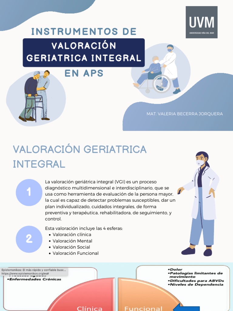 12 Instrumentos para Valoración Geriátrica Integral en APS | PDF | Discapacidad intelectual ...