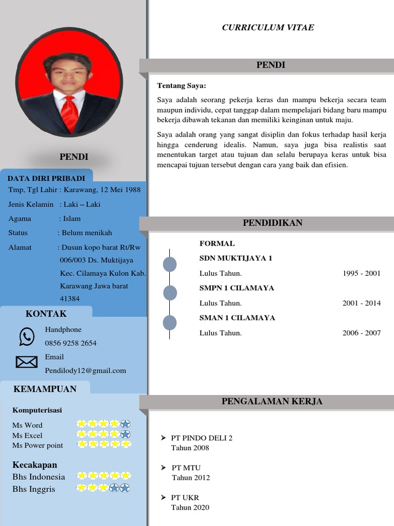 CV Pendi | PDF