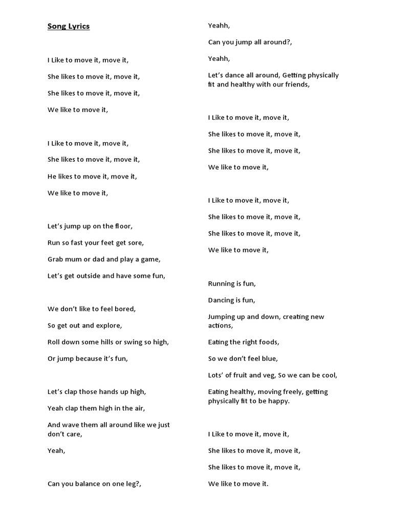 Song Lyrics | PDF | Self-Improvement | Lifestyle