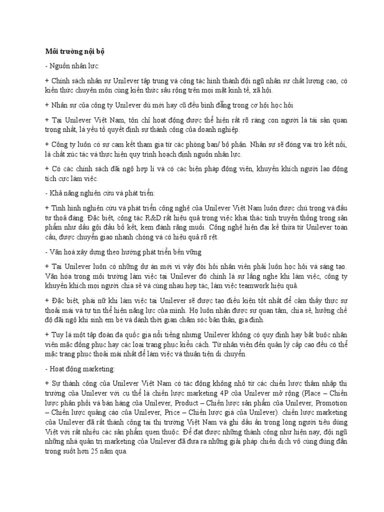 Môi Trư NG N I B | PDF