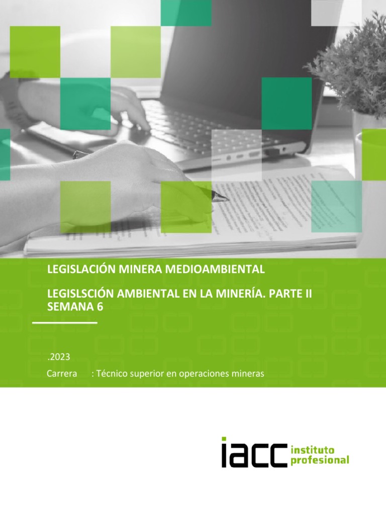Legislación Ambiental Minera | PDF | Minería | Contaminación