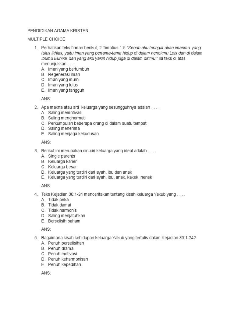 Review Pas Pak Kelas 11 Sem. Genap 2023 | PDF