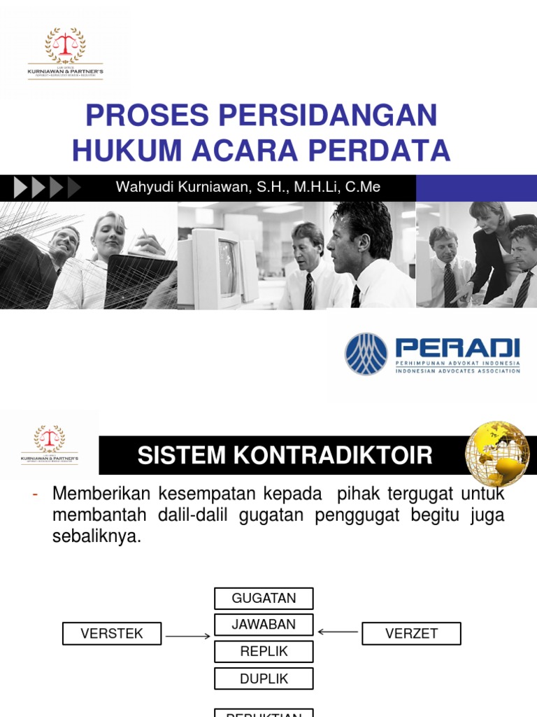 Tahapan Persidangan Perdata | PDF