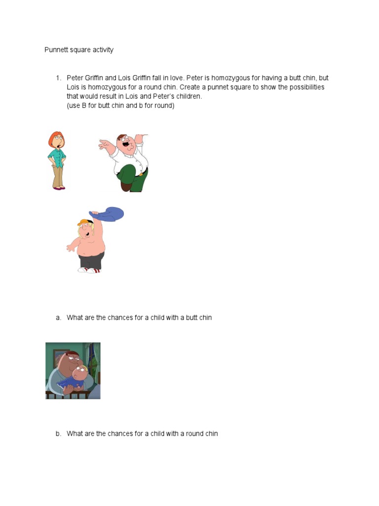 Punnett Square Activity | PDF