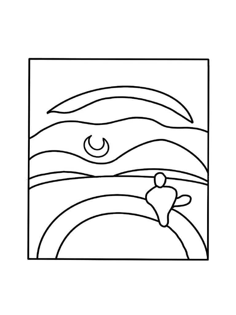 A Lua Tarsila Do Amaral para Colorir | PDF