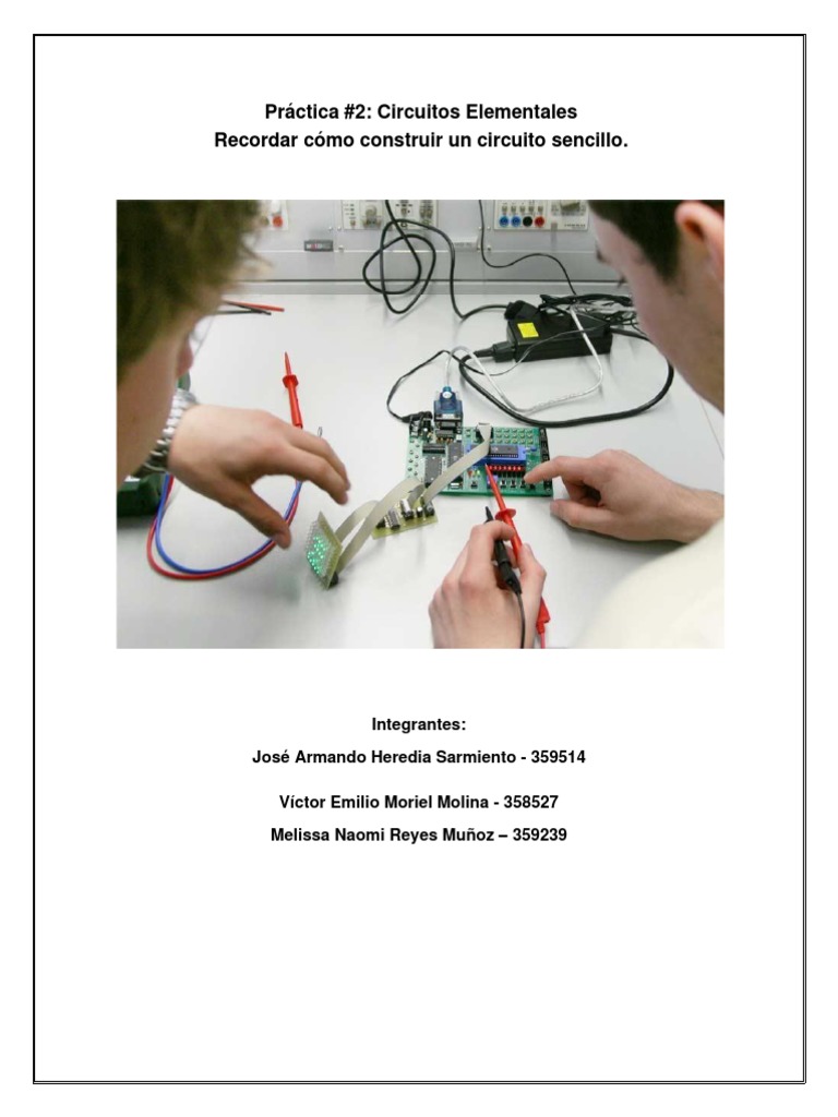 Práctica 2 - Circuitos Elementales | PDF