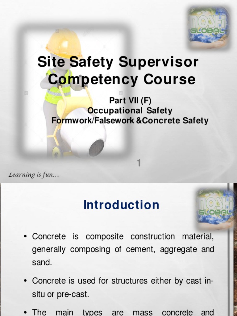 Formwork, Falsework & Concrete safety | PDF | Concrete | Building