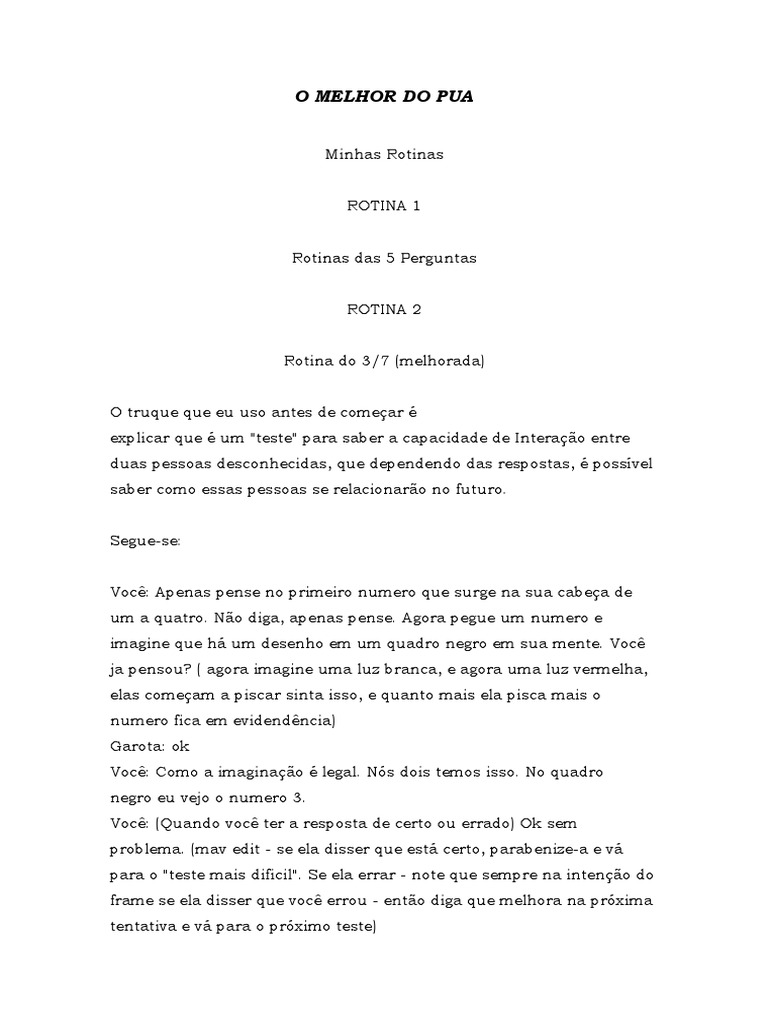 O Melhor Do Pua | PDF | Cor | Amor