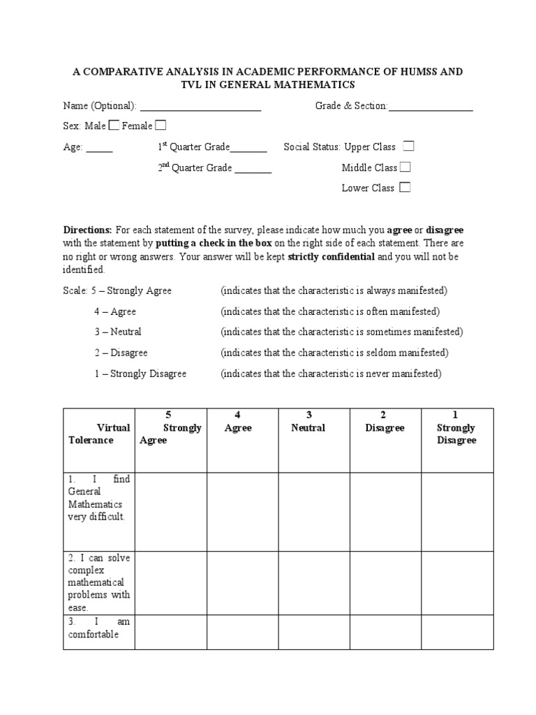 A Comparative Analysis in Academic Performance of Humms and TVL in ...