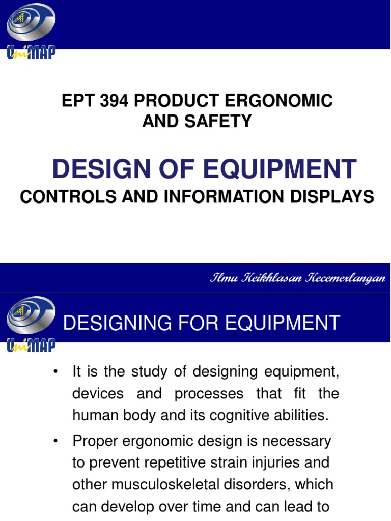Ergonomic Equipment Design Guide | PDF | Information | Human Factors ...