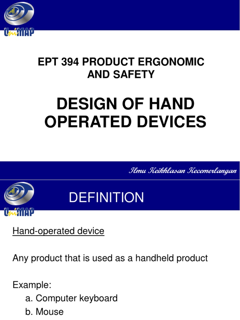 Design of Hand Operated Devices | PDF | Elbow | Personal Protective ...
