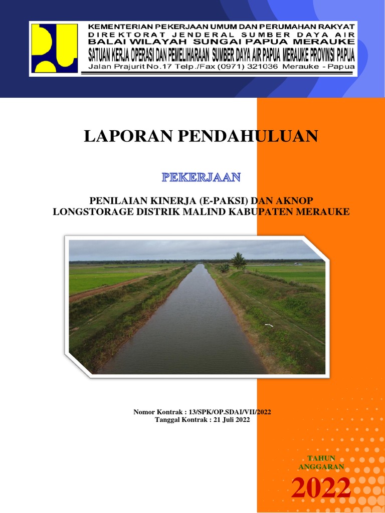 Lap. Pendahuluan Longstorage Distrik Malind | PDF