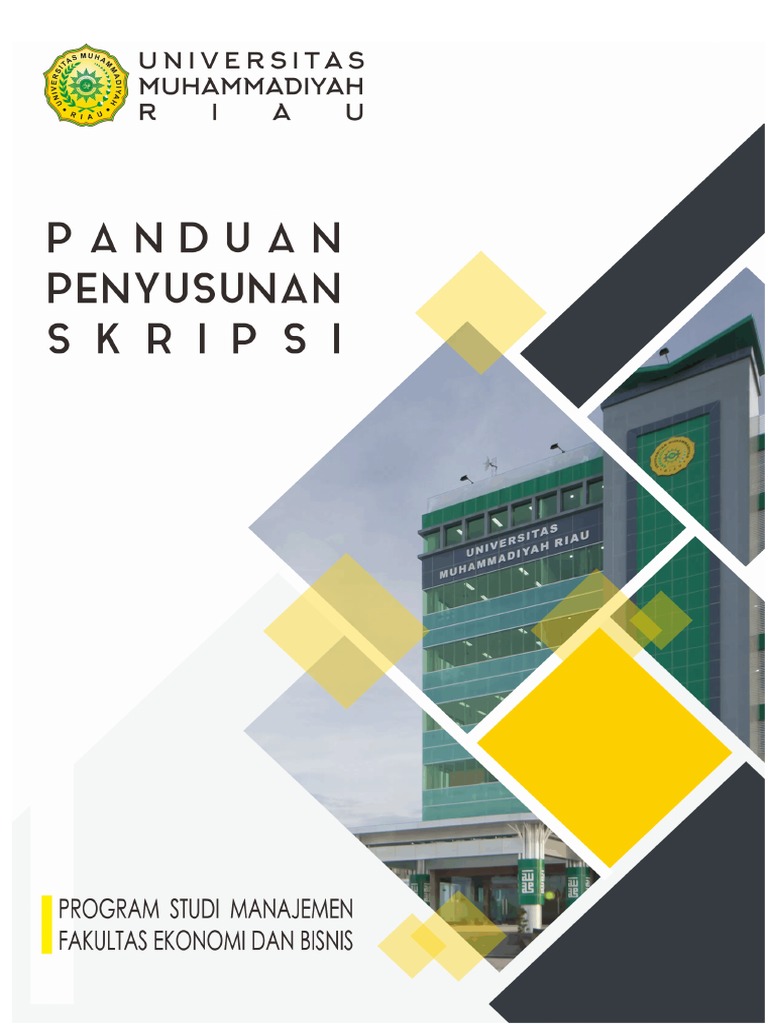 Buku Pedoman Penulisan Skripsi Manajemen | PDF