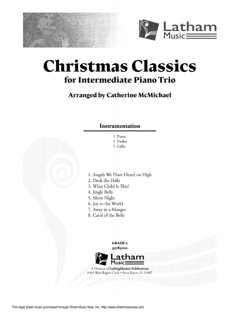 Intermediate Christmas Piano Trio PDF | PDF