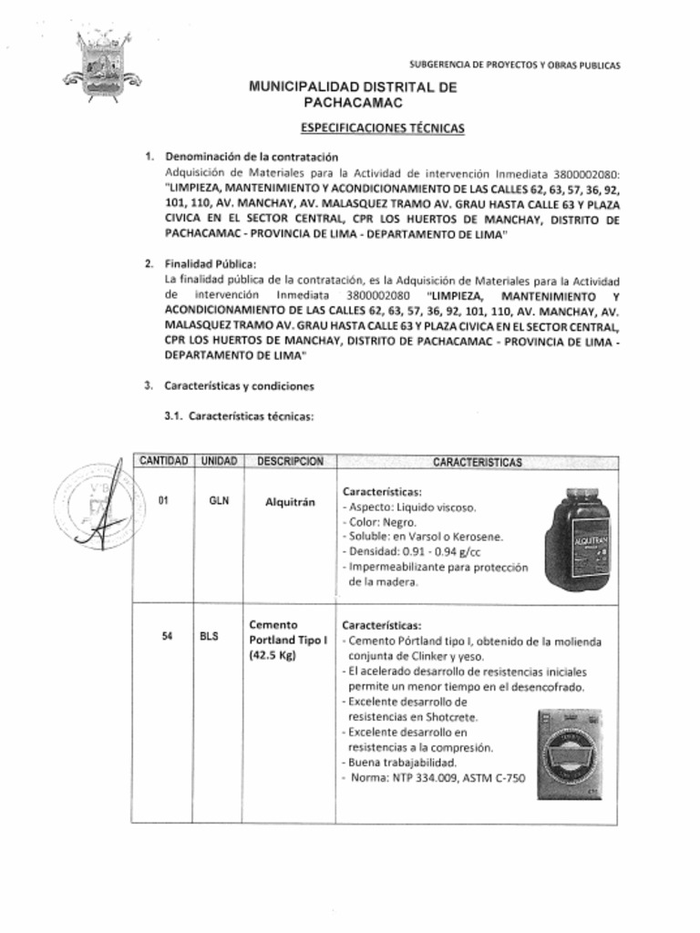 Eett - Adquisición Materiales | PDF