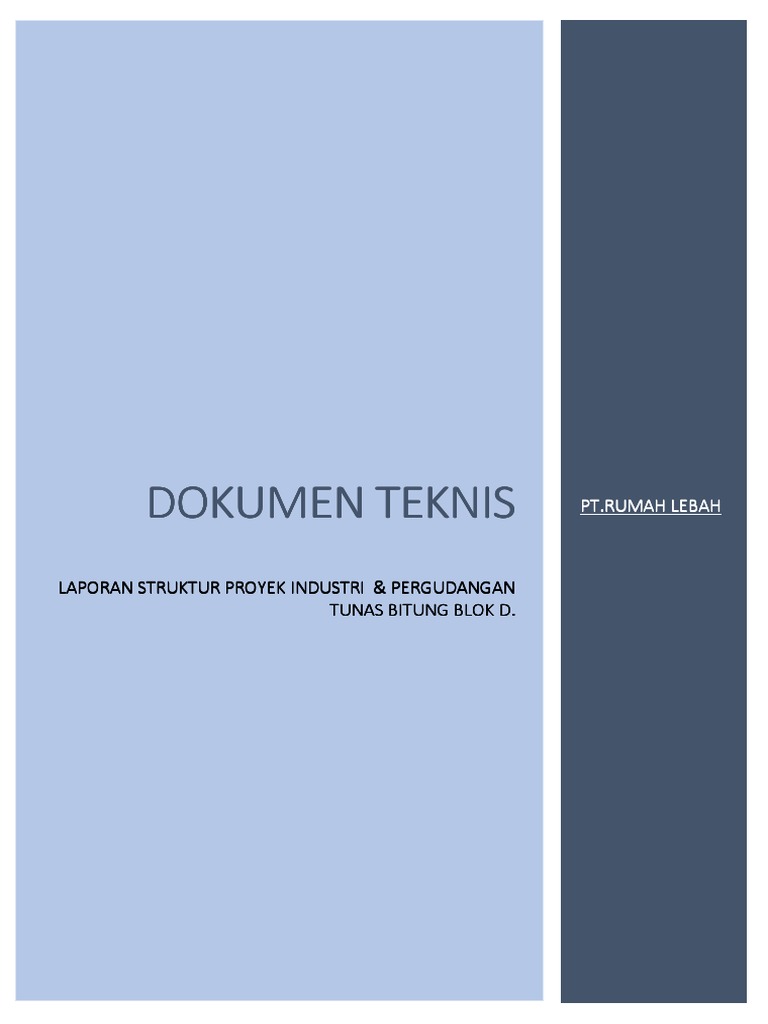 1.final Report STR-GD Tunas Bitung Blok D R00 | PDF