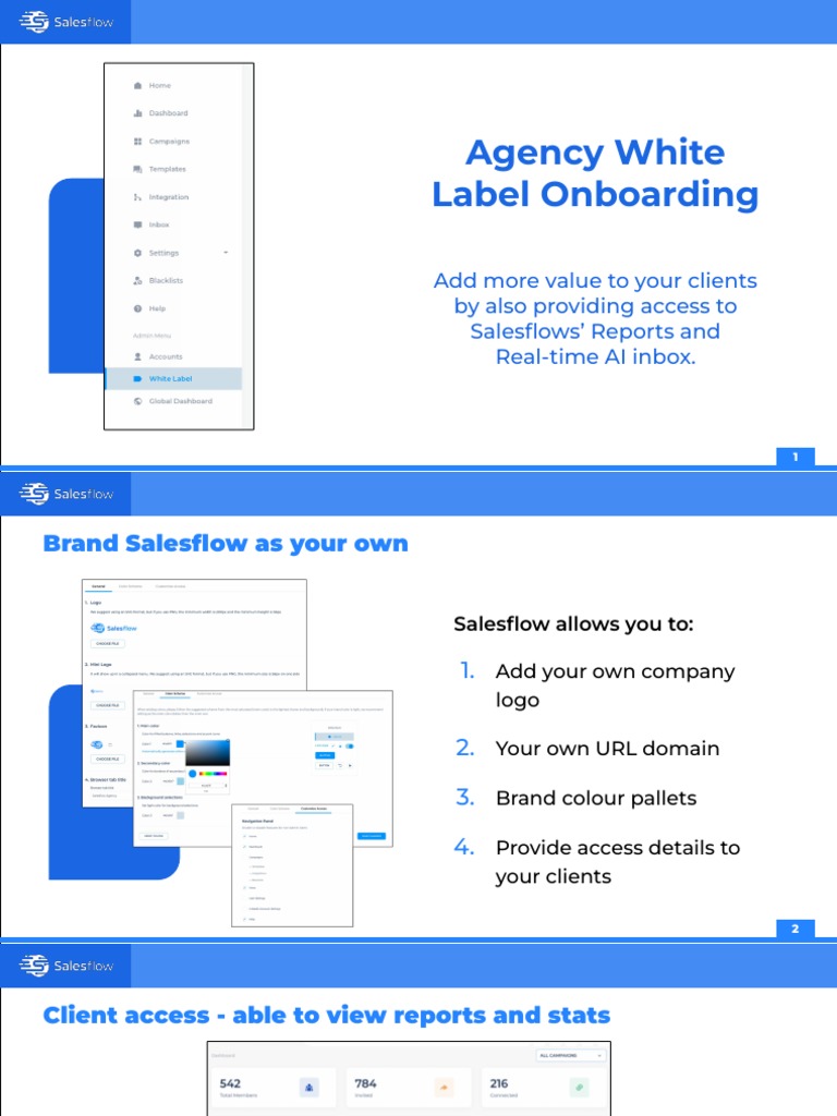 White Label Onboarding Guide | PDF
