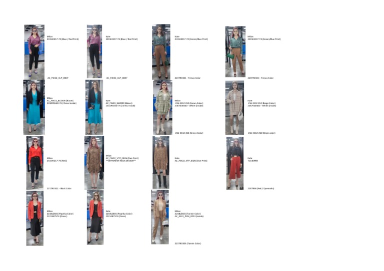 Fashion Color and Design Catalog | PDF