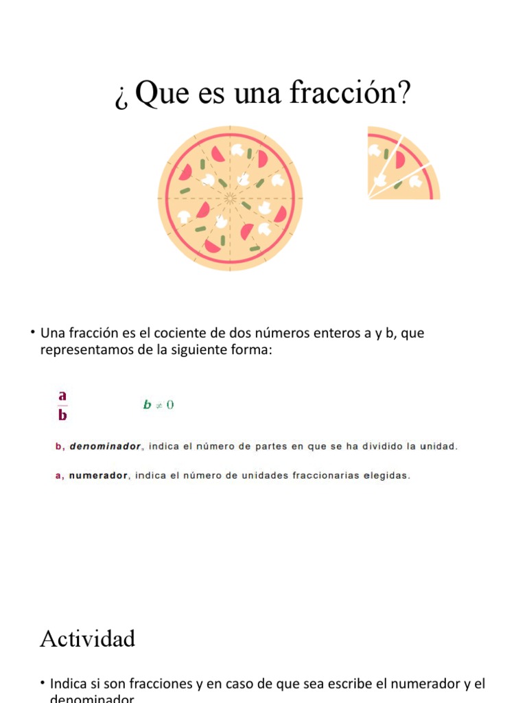 Que Es Una Fraccion | PDF