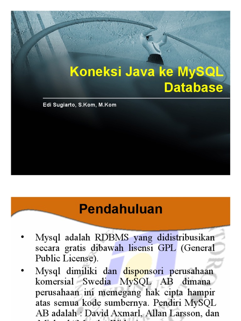 Koneksi Java ke MySQL | PDF