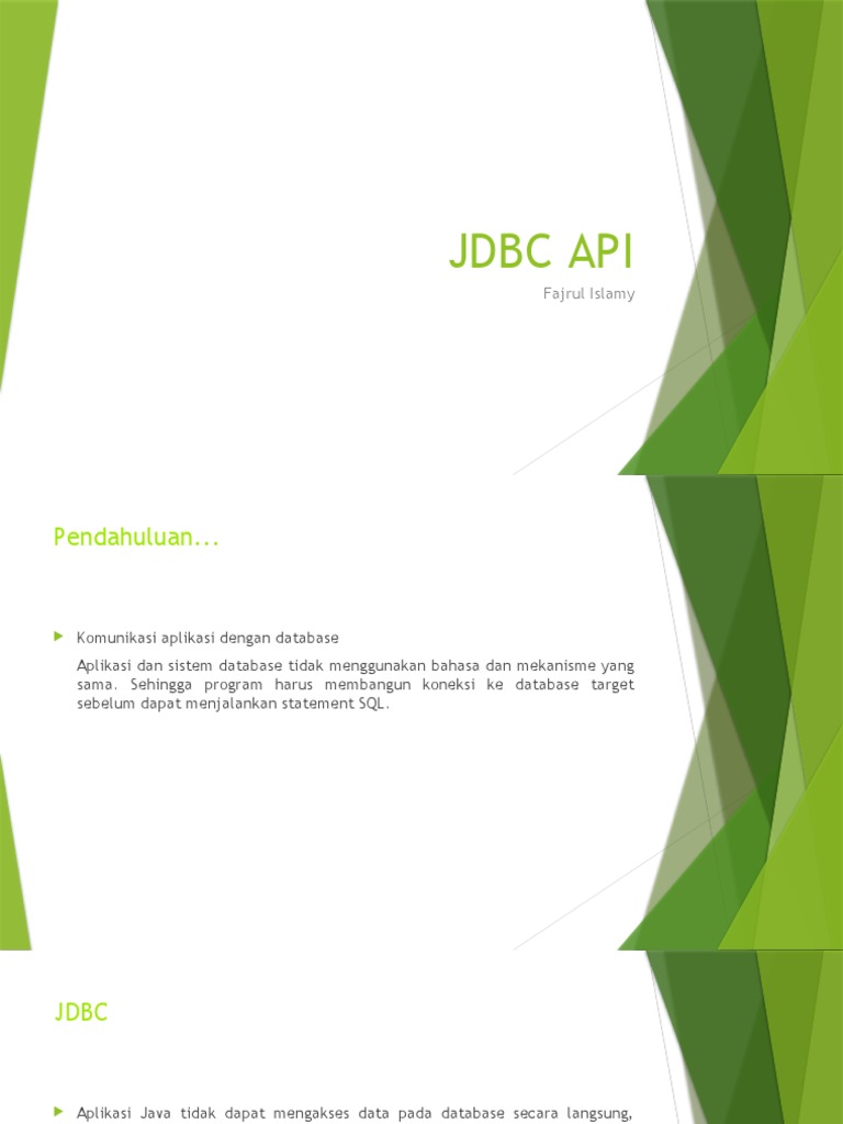 JDBC Api | PDF | Bisnis | Komputer