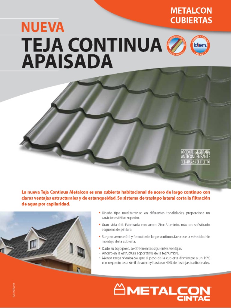 Ficha Teja Continua Apaisada | PDF